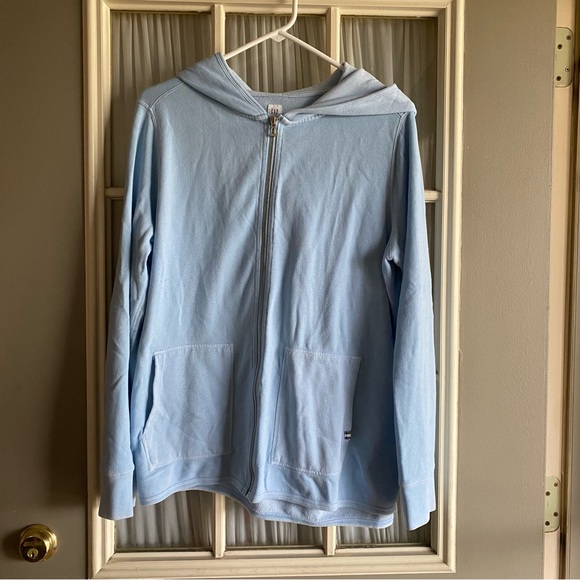GAP | Tops | Gap Light Blue Zipup Hoodie | Poshmark